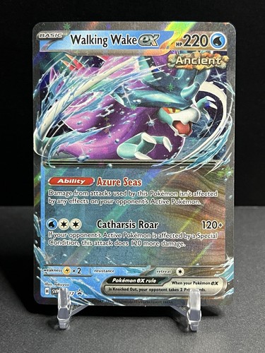 POKÉMON TCG WALKING WAKE EX SVP127 BLACK STAR PROMO NM | eBay