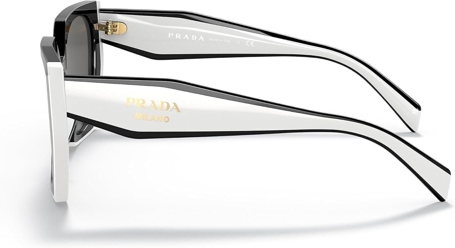 PRADA PR15WS 09Q5S0 54MM Black Talc Dark Grey Women's Sunglasses ...