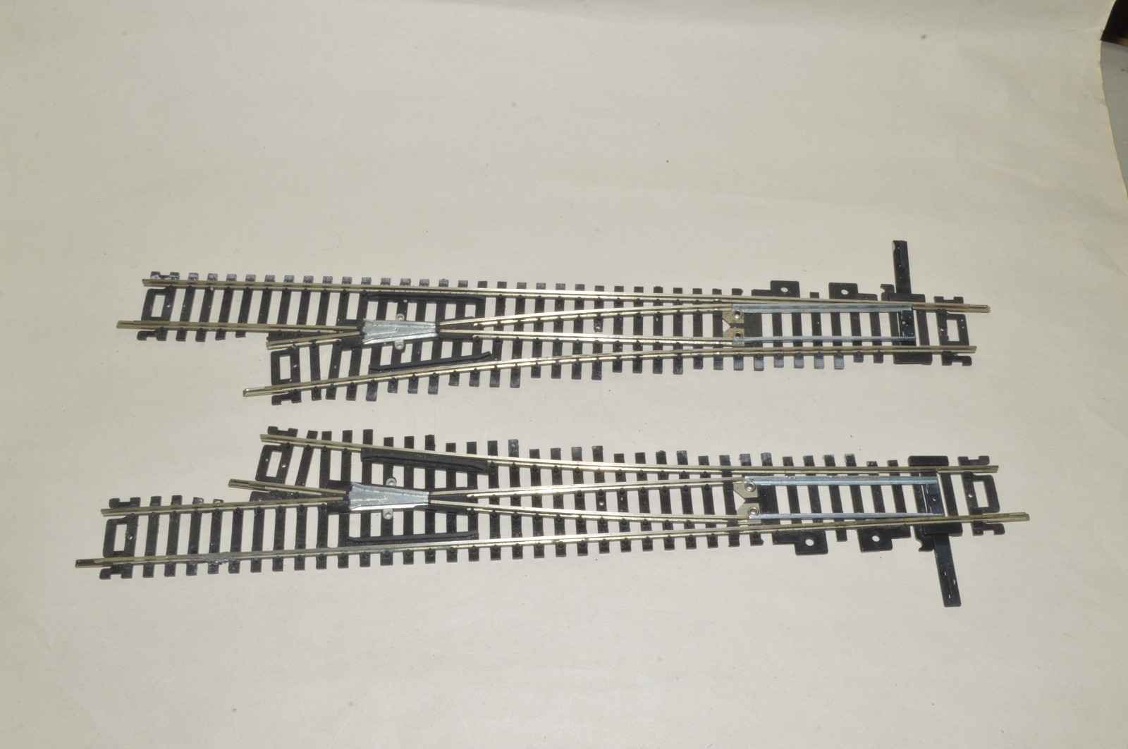 HO scale track Atlas nickel silver code 100 #6 switch turnout lot set ...