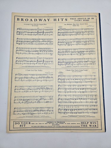 1918 Antique Sheet Music Oh! Frency Sam Ehrlich Con Conrad EE Walton ...