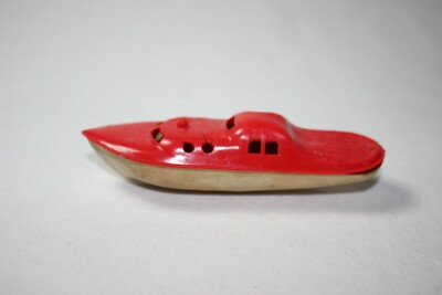 Vintage plastic red boat toy, Banner, made in U.S.A. | eBay