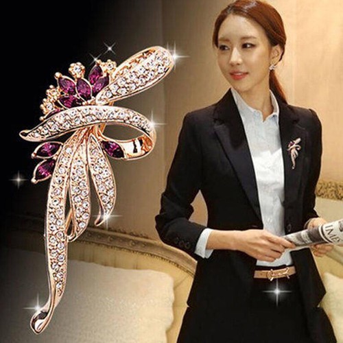 Fashion Crystal Rhinestone Brooches For Women Clothing Jewelry Party Access RLAU | eBay Australia