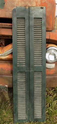 Lot Wood Shutters Victorian Window Louver Plantation Door Mission ...