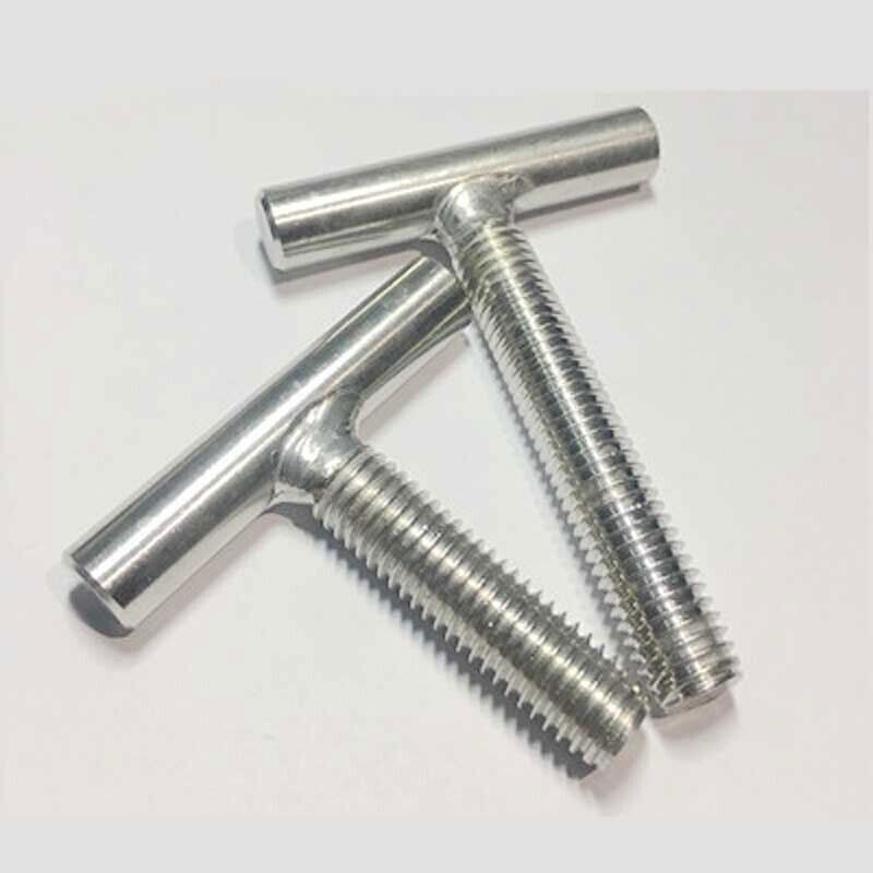 1pcs M10 M12 T-type screw welding bolts welded bolt SUS304 steel knob ...