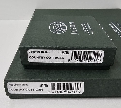 Jason Sets D4715 x6 Placemats Plus D2715 x6 Drink Coasters Country ...