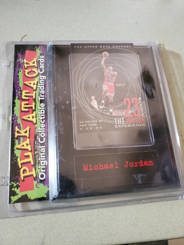 PLAK ATTACK Upper Deck MICHAEL JORDAN Collectible New York 3-28-1995 ...