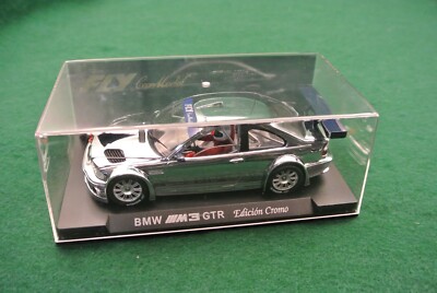 FLY E281 88040 BMW M3 GTR Chrome Edition 1/32 Slot Car | eBay