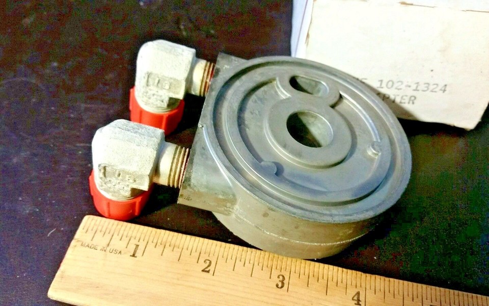 102-1324 ONAN OIL COOLER ADAPTER FITS MEP-016B MEP-701A NSN 2930-01-276 ...