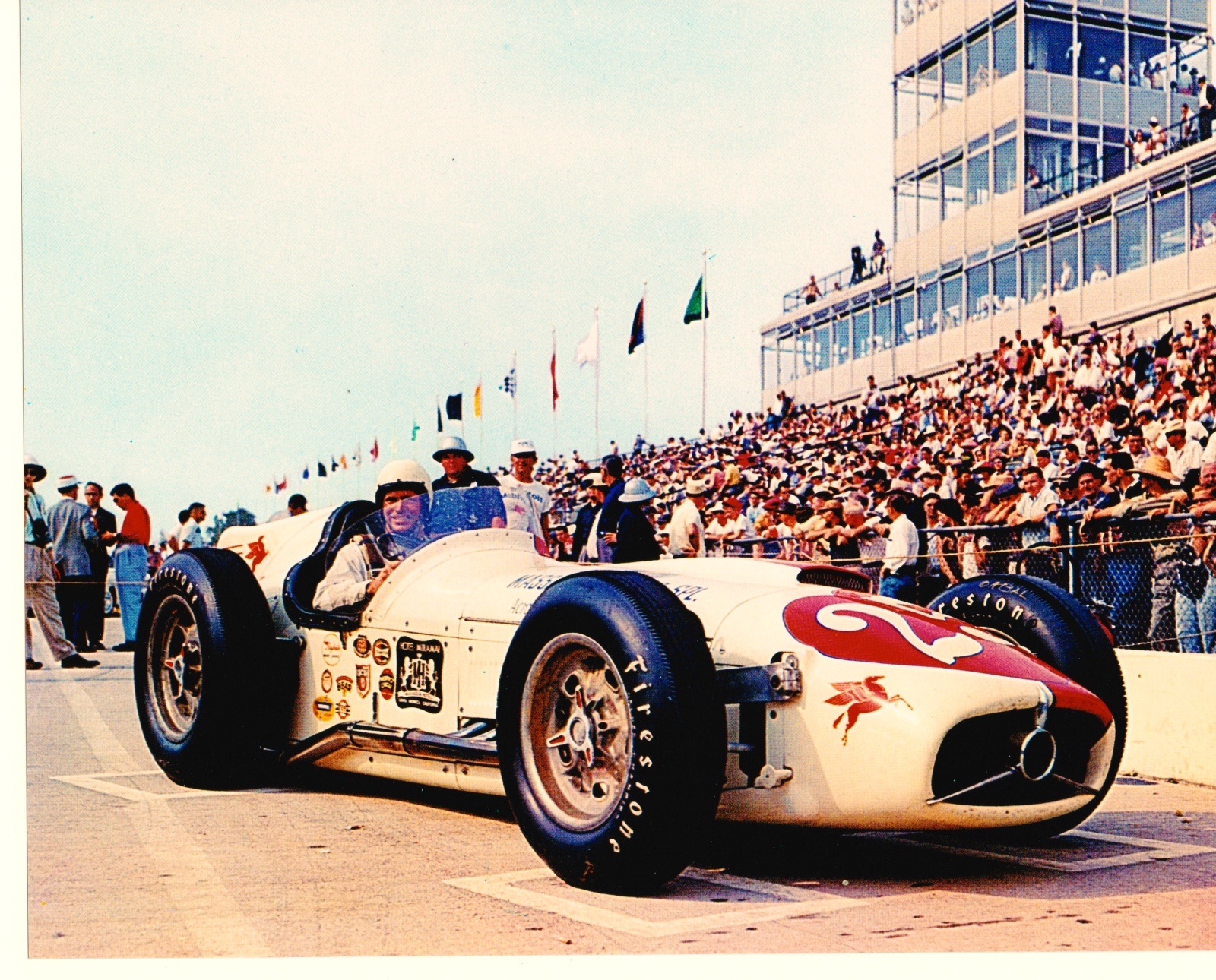 JACK TURNER Lesovsky 1958 INDY 500 DRIVER START 10 FINISH 25 8 X10 ...