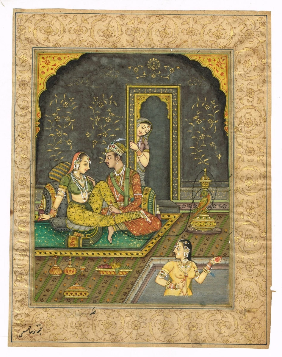 Mughal Miniature Paintings Akbar