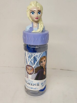 Disney Frozen Elsa bubbles 5oz refillable With 3D Topper | eBay
