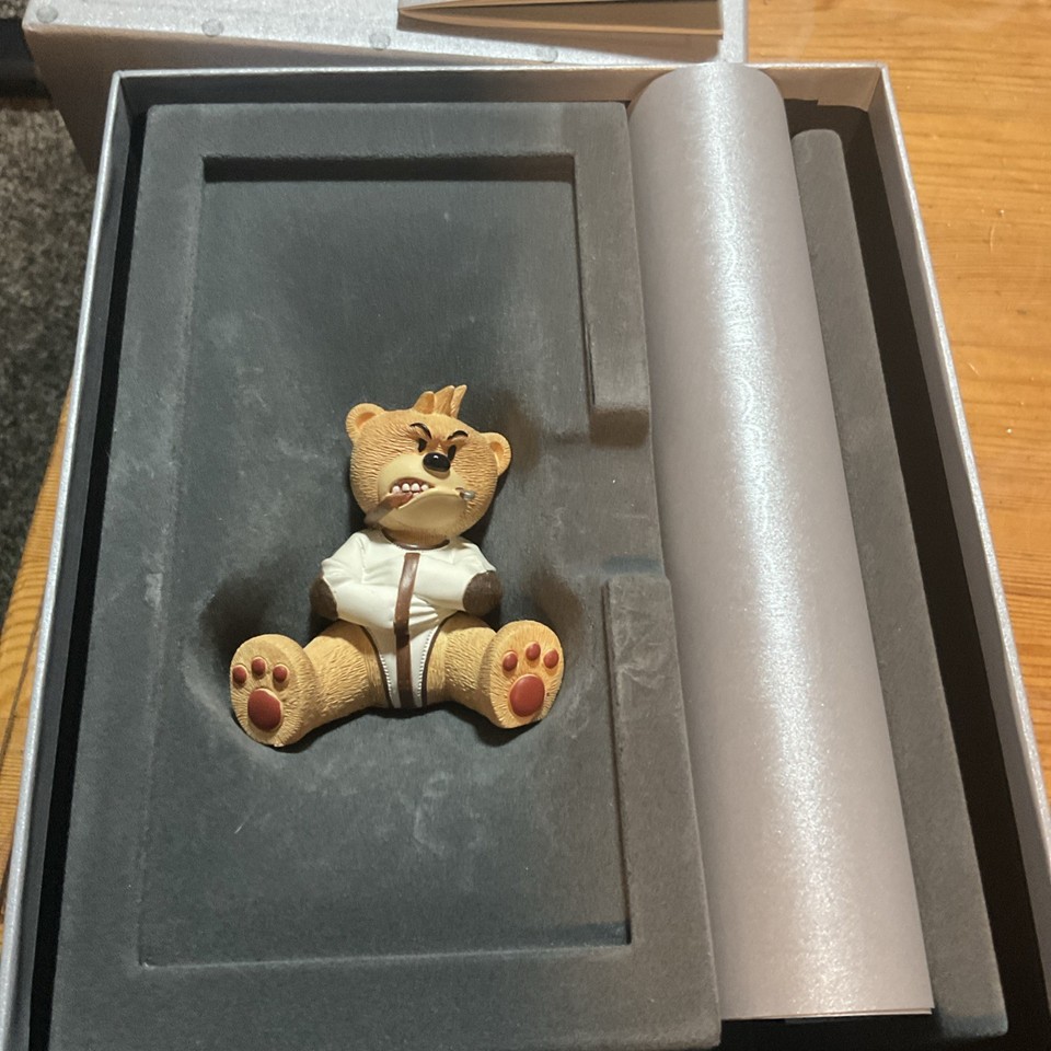 Bad Taste Bear Psycho Boxed good condition Collectors Club Bear. | eBay UK