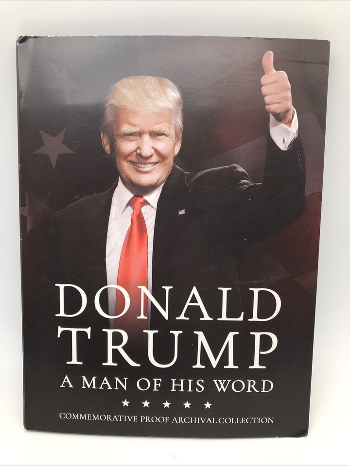 American Mint Donald Trump Commemorative Coin Proof Archival Collection ...