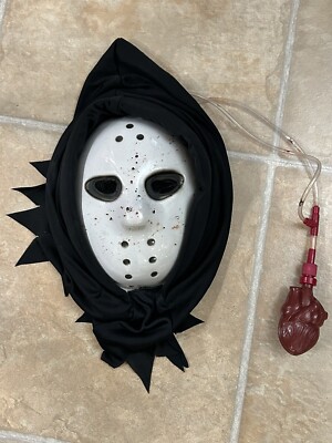 Friday the 13th Jason Type Mask With Heart To Pump Blood Through Mask ...