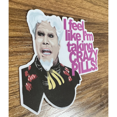 Mugatu "Crazy Pills" Zoolander Movie Vinyl Sticker Decal | eBay