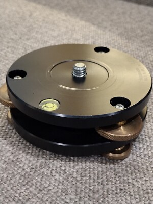 3416 manfrotto leveling head Base made In Italy. With manual. | eBay