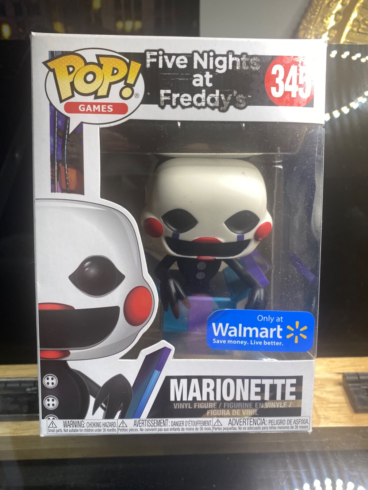 Funko Pop! Vinyl: Five Nights at Freddy's - Marionette - Walmart (WMT) (Exclusive) #345 for sale ...
