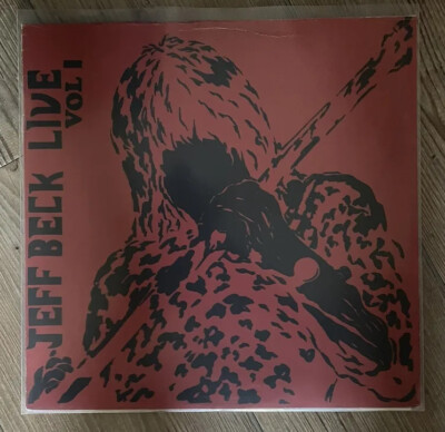 rare Jeff Beck Live 1975 Japanese LP LLX label no CD TMOQ Guitar hero ...