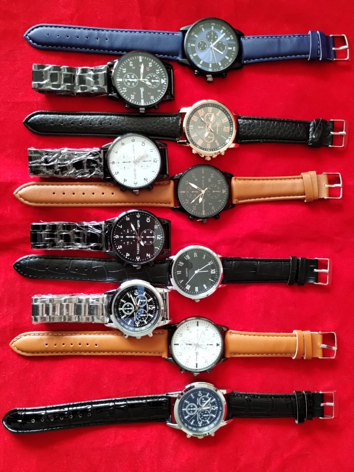 Set of 10 NEW Men's Watches CLOSEOUT OVERSTOCK CLEARANCE DEAL lot Men ...