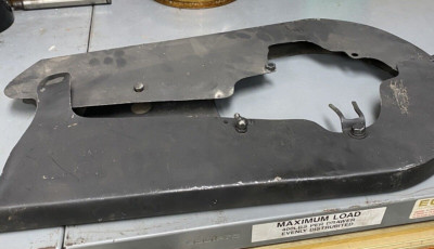 Harley Panhead Shovelhead Chrome Enclosed Rear Swingarm Chain Guard | eBay