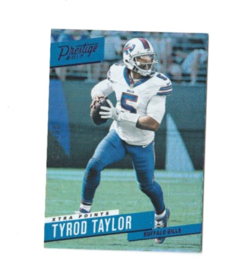 TYROD TAYLOR 2017 PANINI PRESTIGE FOOTBALL #'D /100 XTRA POINTS HOLO ...