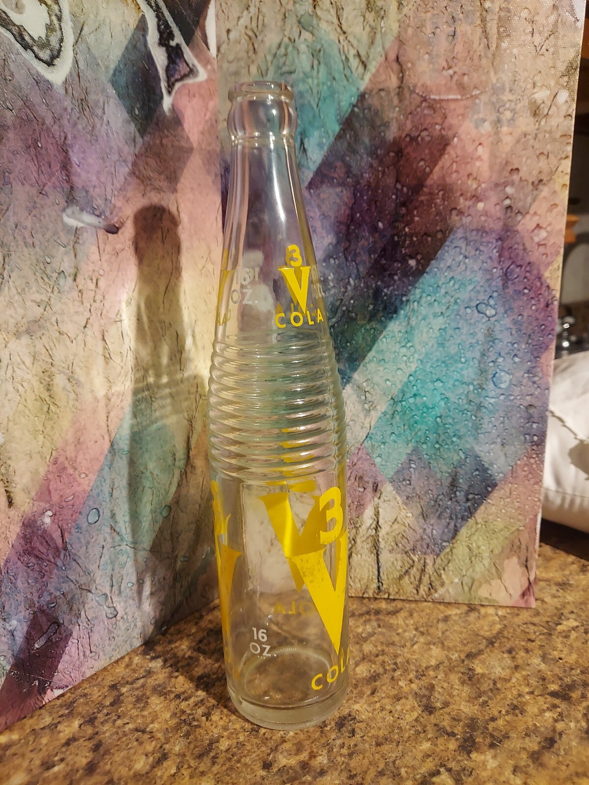 3 V Cola Soda Bottle 1961 | eBay