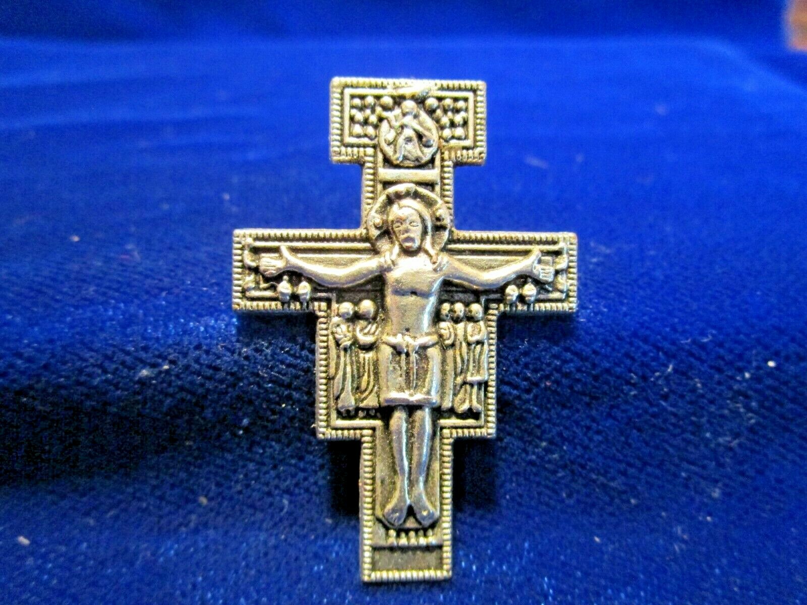 St Damian Cross Silvertone | eBay