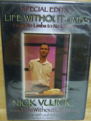 Life Without Limbs - From No Limbs, To No Limits Nick Vujicic DVD | eBay