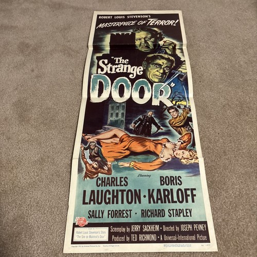 Vintage The Strange Door Original Movie Poster | eBay