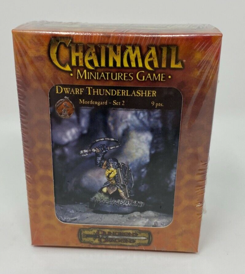 Dwarf Thunderlasher Chainmail Miniatures Game Woc88320 WOTC for sale ...