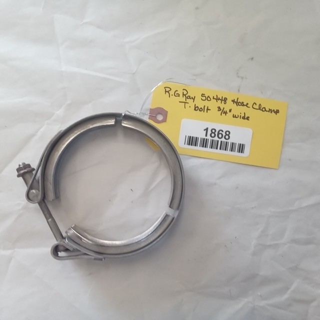 R.G. RAY CLAMP 50448 T BOLT BAND 3/4" WIDE for sale online | eBay