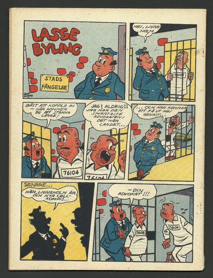 Superman Stalmannen Batman Scarce 1952 Golden Age Comic Book from ...