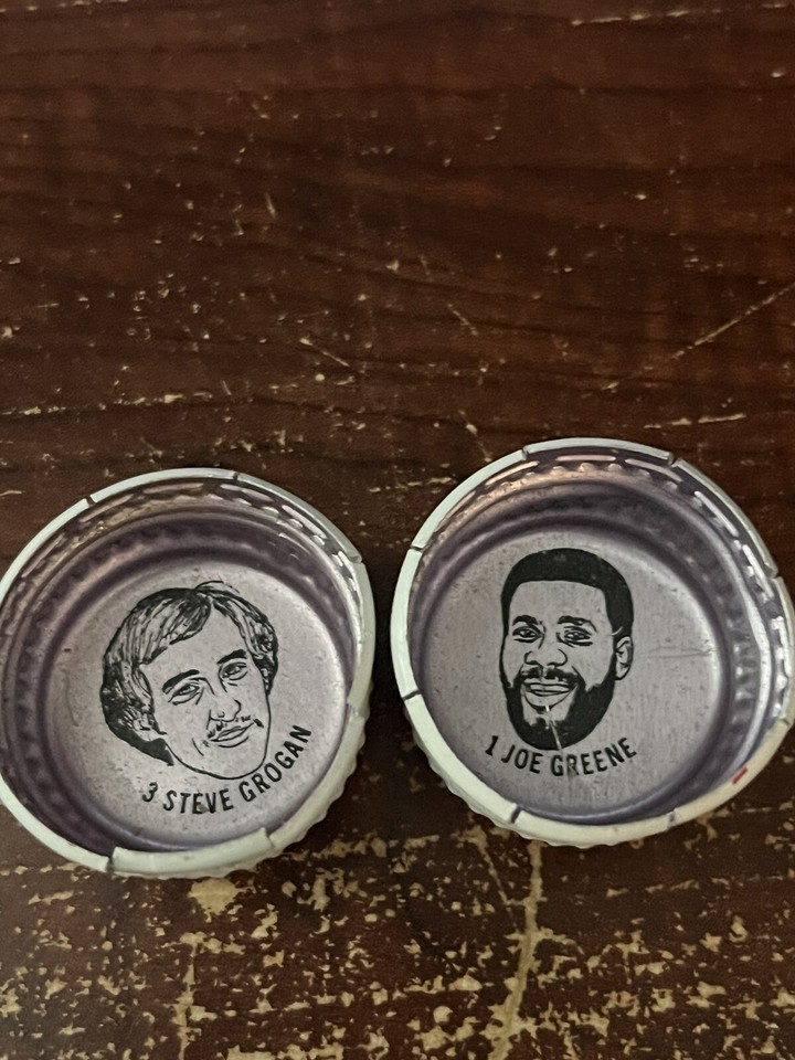 Vintage Coca Cola Bottle Caps Football Players (2) Green/grogan | eBay