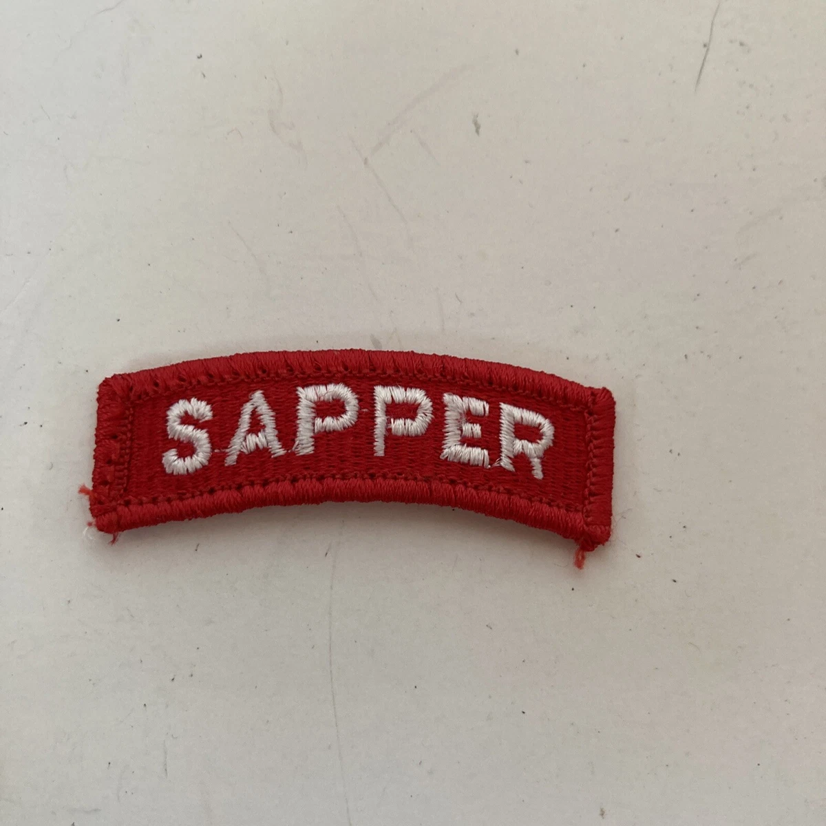 Sapper Tab On Dress Blues