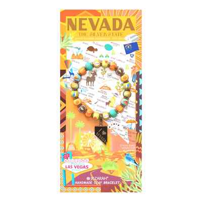 NEW JILZARAH Handmade Clay Beads DESTINATION NEVADA Multi color 8mm ...