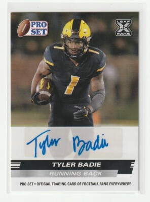 TYLER BADIE 2022 Leaf Pro Set Rookie AUTO #PSA-TB1 DENVER BRONCOS | eBay