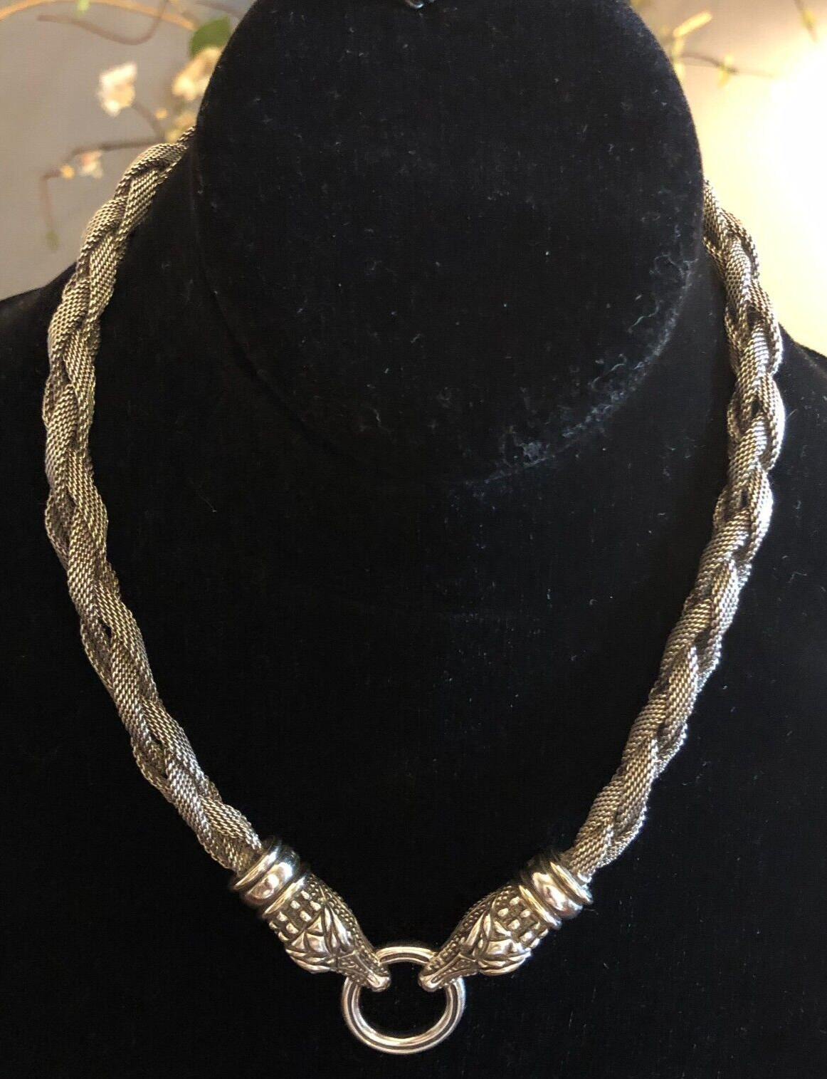 Vintage Barry Kieselstein Cord Woven Sterling Silver … - Gem