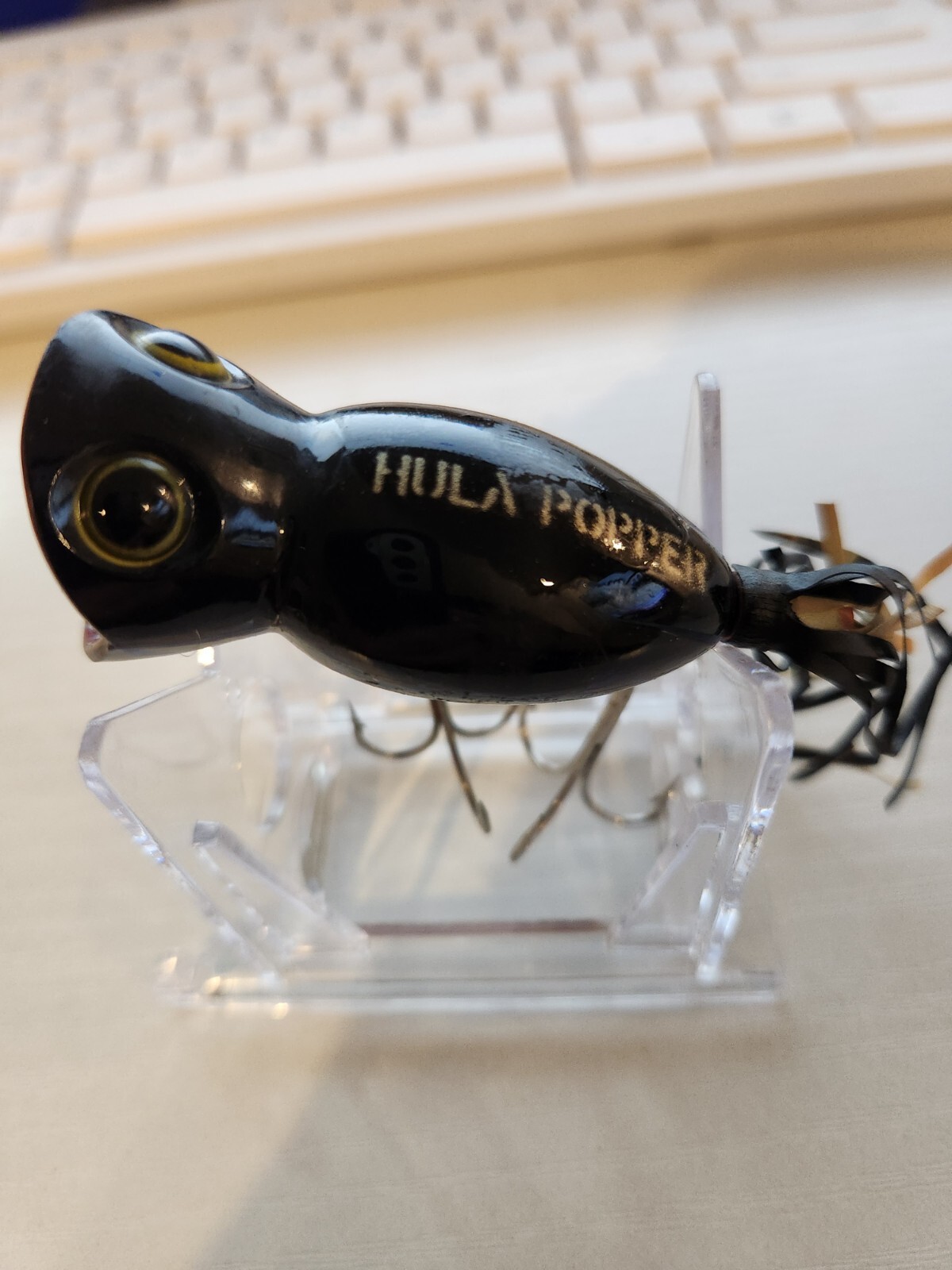VINTAGE FRED ARBOGAS HULA POPPER FISHING LURE | eBay