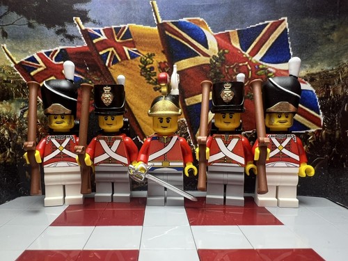 5x LEGO British Waterloo pack 1x Life Guard, 2x Grenadiers & 2x ...