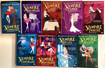QUEEN BETSY tomes 3 à 11 Mary Janice Davidson Milady roman fantasy ...