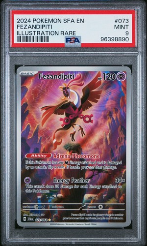 2024 POKEMON SFA EN-SHROUDED FABLE ILLUSTRATION RARE #073 FEZANDIPITI ...