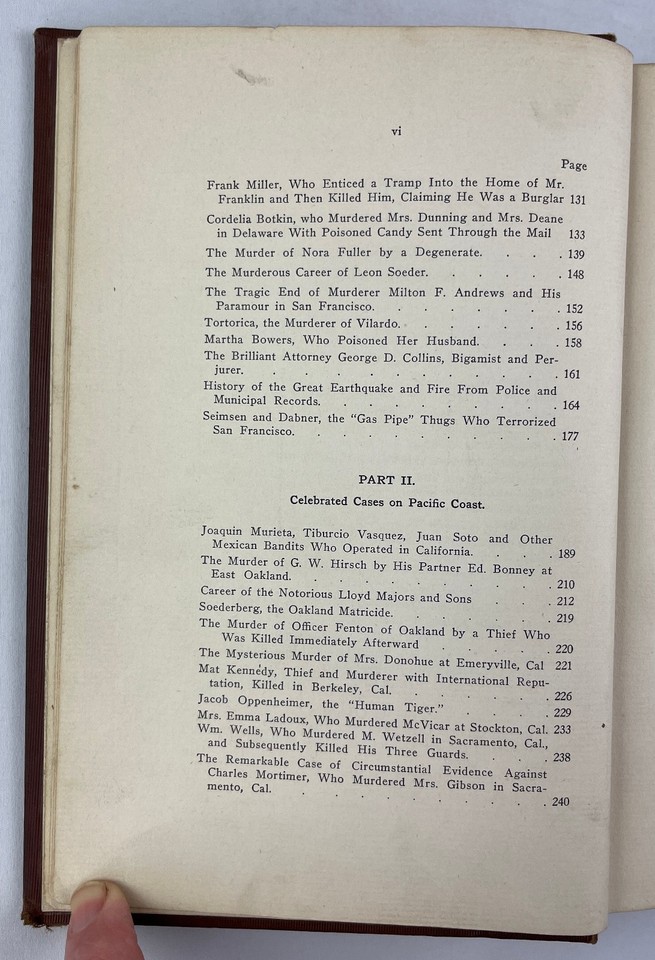 Celebrated Criminal Cases of America, Thomas S. Duke, 1910, 1st Edition ...