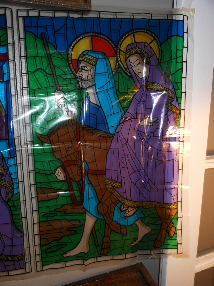 Faux Colored Glass Windows