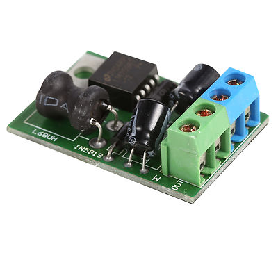 Input 12-28VDC to Output 12VDC Voltage Switch Module Step Down ...