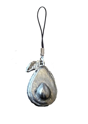 Sliced Avocado And Stone FT141 1.6x2.6cm Fine English pewter Mobile ...