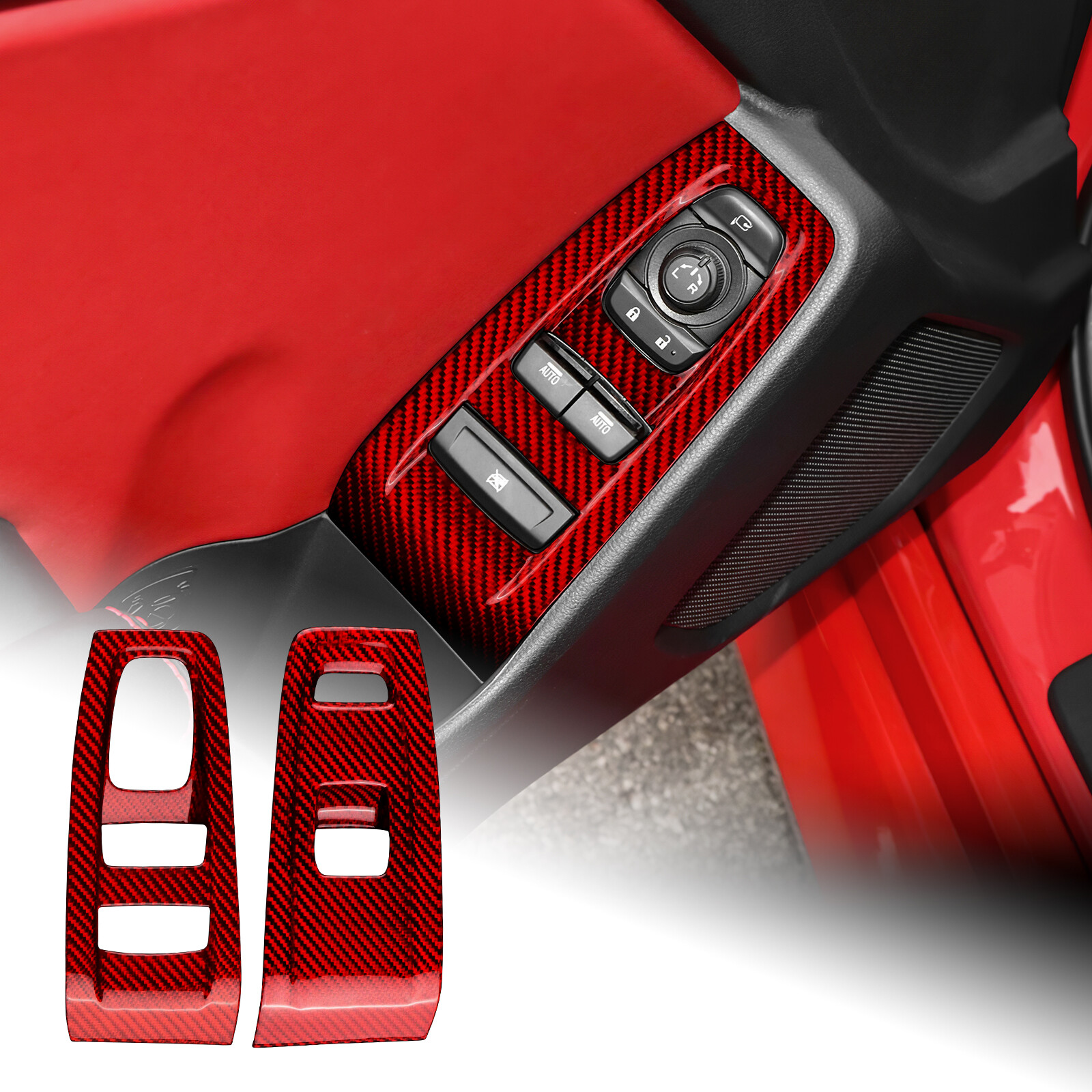 For Subura Brz GR86 21-23 REAL HARD Carbon Fiber Window Control Button ...