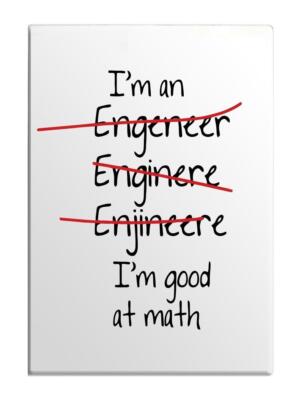 I Am Good At Math Engineer Comic Smart Geek Refrigerator Kitchen Fridge ...