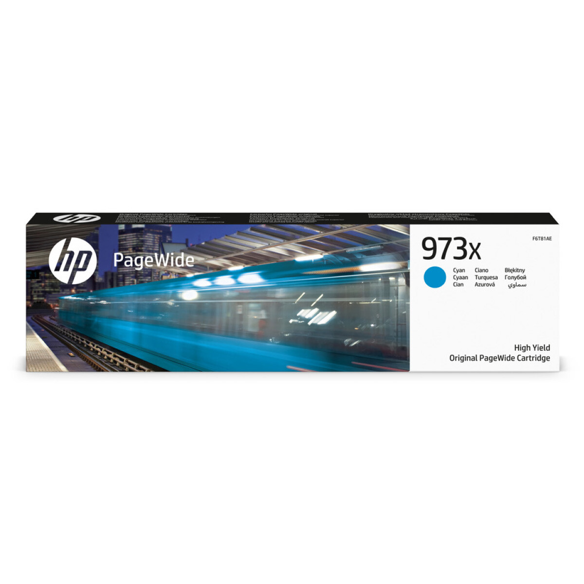 HP (973X) F6T81AE Tinte cyan, OVP geöffnet, MHD 10.2020 | eBay