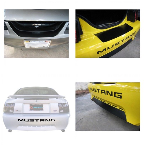 Vinyl Kit Matte Black With Mustang Lettering For Front Grille/ Rear ...