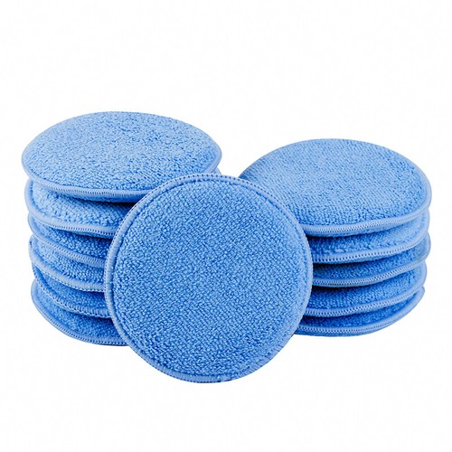 12PCS 5" Microfiber Foam Sponge Polish Wax Applicator Car Detailing ...